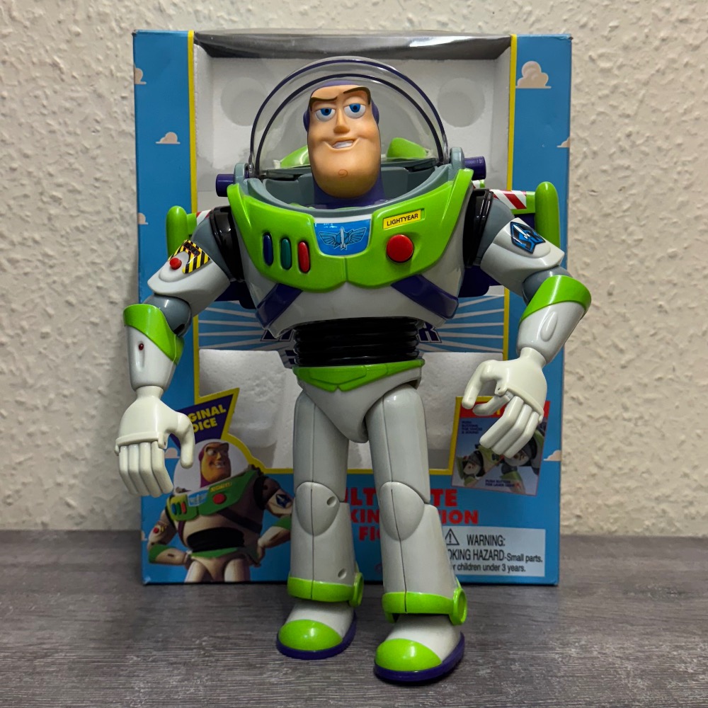 Pre-owned BUZZ LIGHTYEAR ULTIMATE TALKING ACTION FIGURE 1995 WITH ...